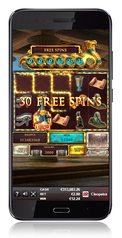 THE ASP OF CLEOPATRA - RED RAKE GAMING > GAMES > SLOTS