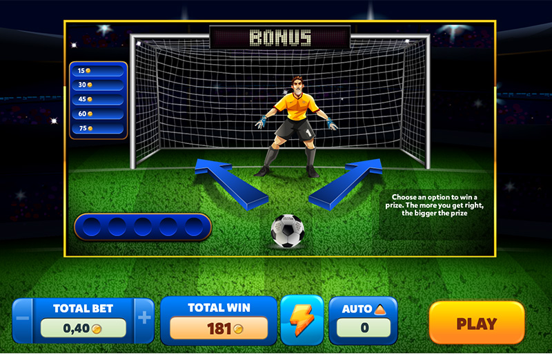WORLD FOOTBALL - RED RAKE GAMING > GAMES > VIDEO BINGOS