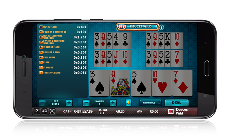 DEUCES WILD - RED RAKE GAMING > GAMES > VIDEO POKERS