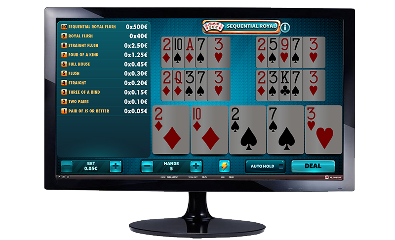 SEQUENTIAL ROYAL - RED RAKE GAMING > GAMES > VIDEO POKERS